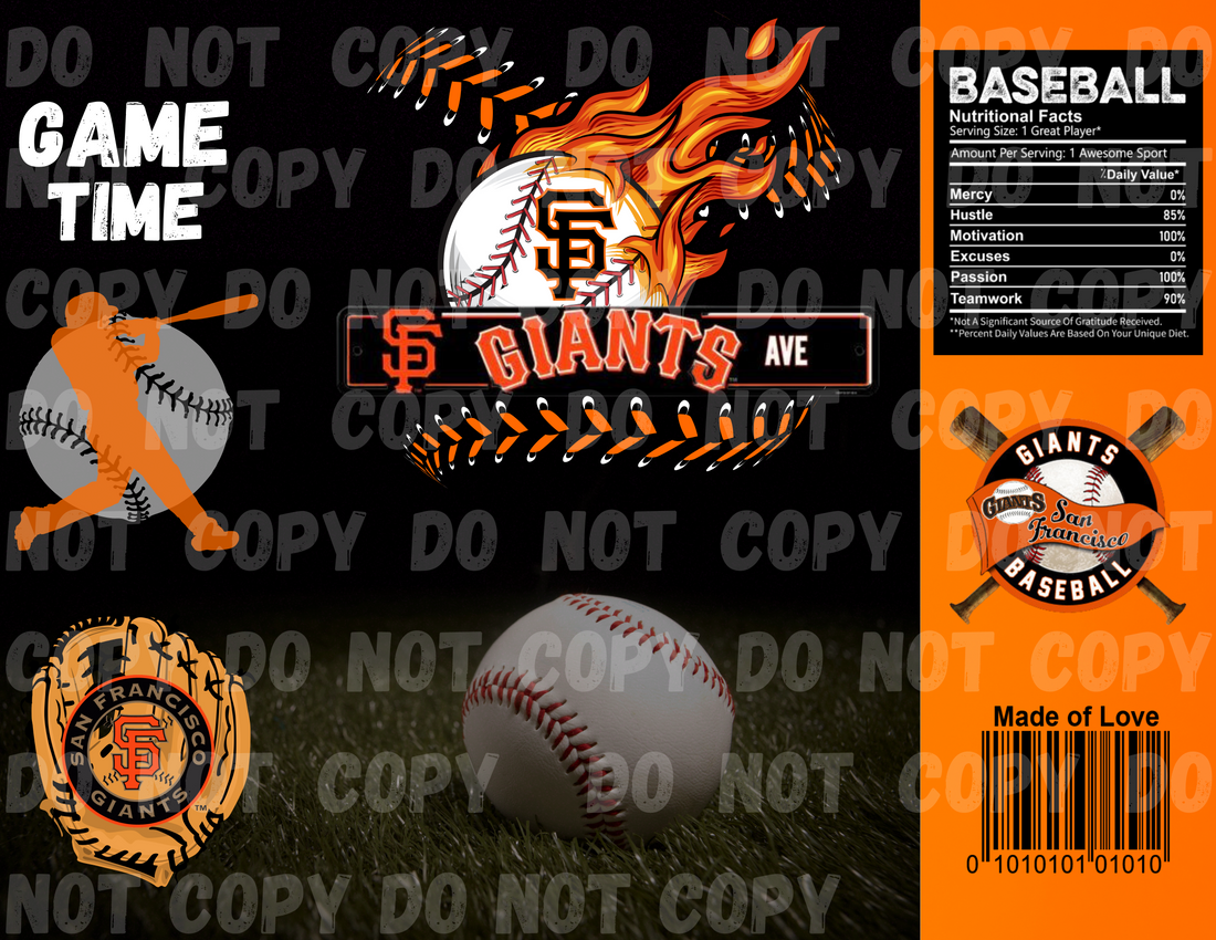 SF Baseball Chip bag – Artistic Vision